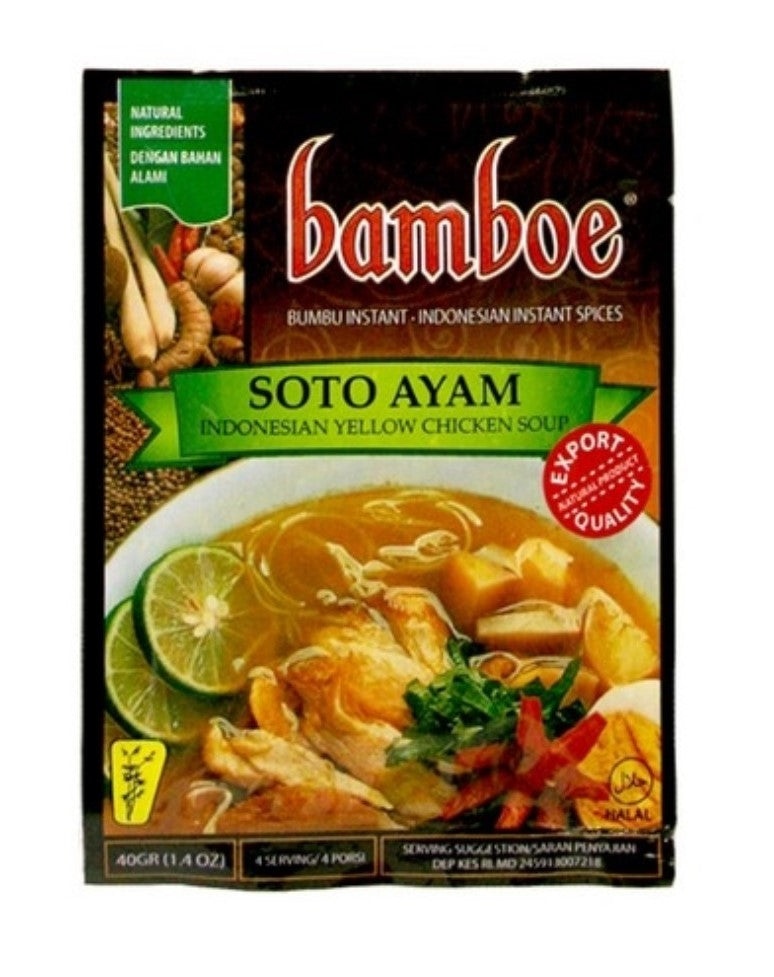 BAMBOE (SOTO AYAM) INST. Spices for Yellow Chicken Soup
