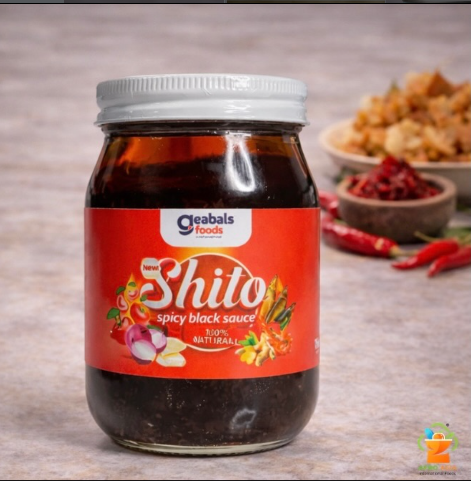 Shito Geabals Foods | Spicy Black Sauce 100% Natural