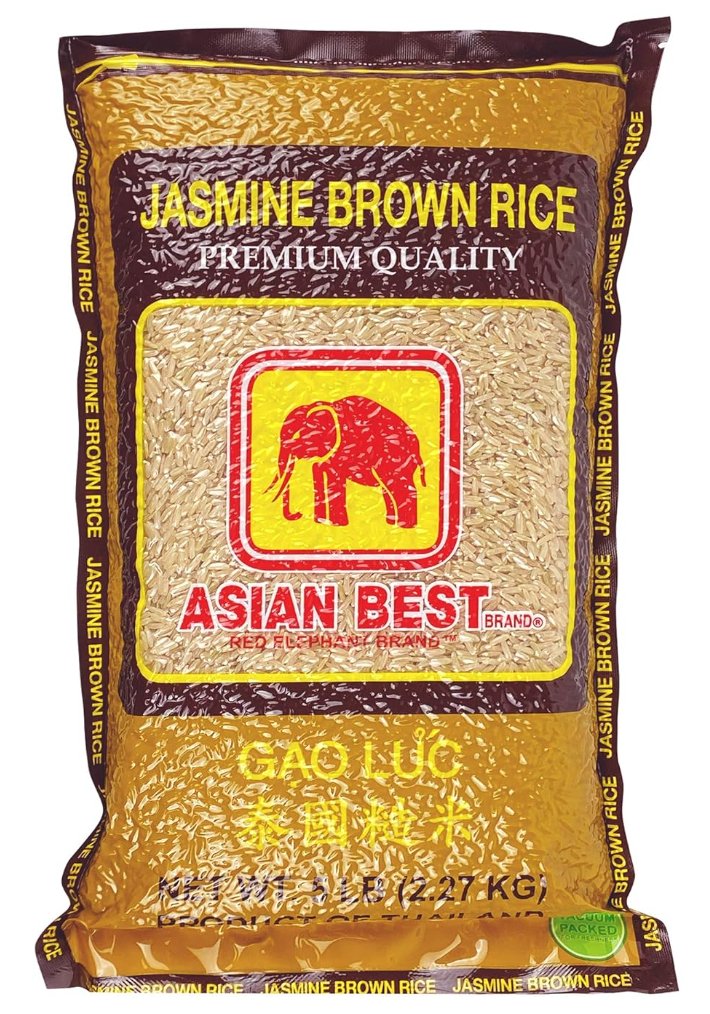 Brown Rice | Asia Best |Product of Thailand | Premium Whole Grain Rice