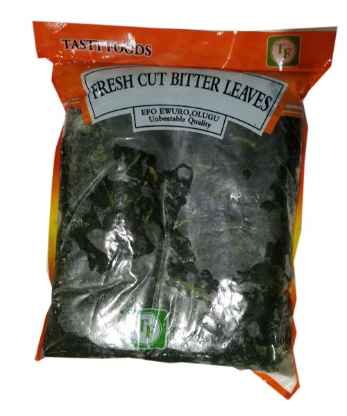 Cut bitter leaf | Uncut bitter leaf
