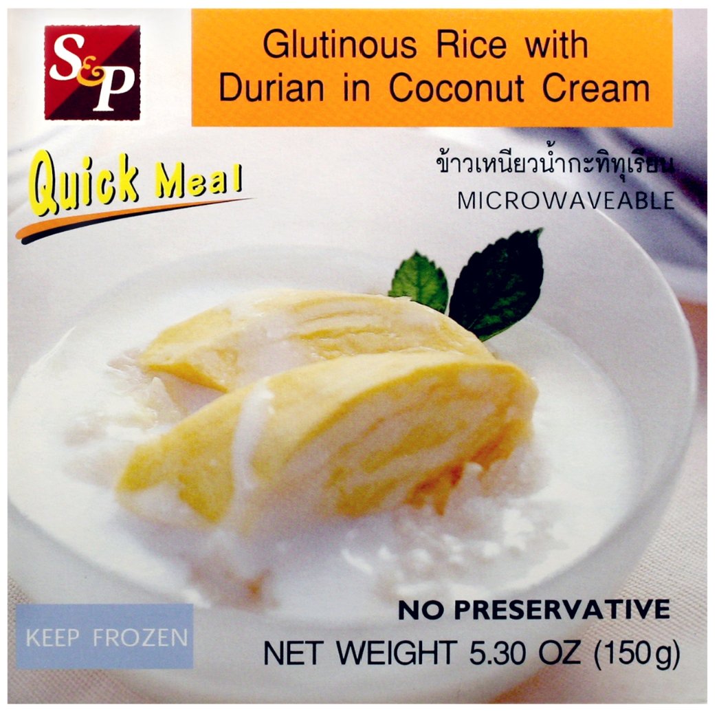 Glutinous Rice W/Durian in Coconut Cream